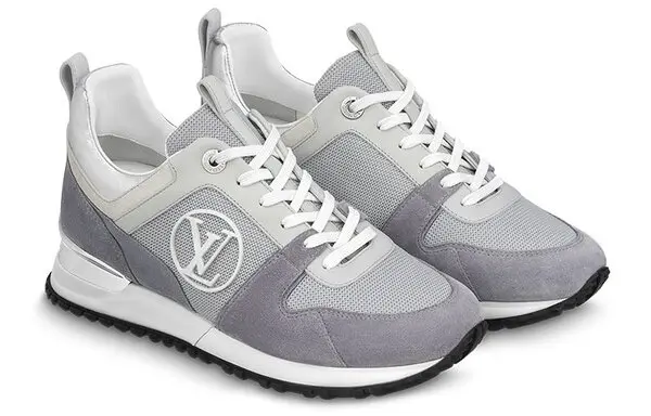 LOUIS VUITTON Run Away Sneakers - Grey/beige/white