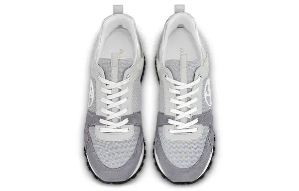 LOUIS VUITTON Run Away Sneakers - Grey/beige/white