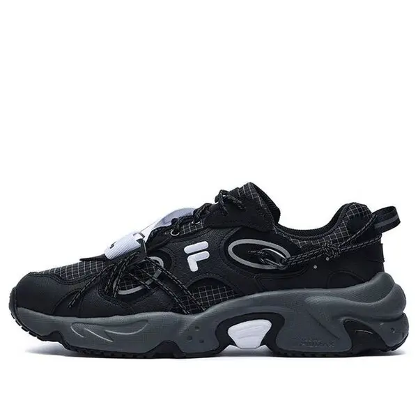 FILA FUSION X White Mountaineering Raccoon Shoes - Black/white