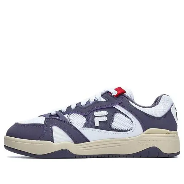 FILA FUSION Smash Basketball Sneakers - White/purple