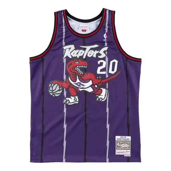 Mitchell & Ness Nba Toronto Raptors 1995-96 Road Swingman Jersey Damon Stoudamire 20 - Purple