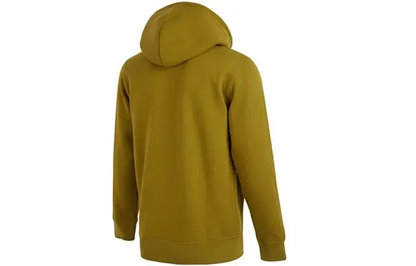 VANS Pullover Fleece Lined Hoodie With Alphabet Logo - Olive Green