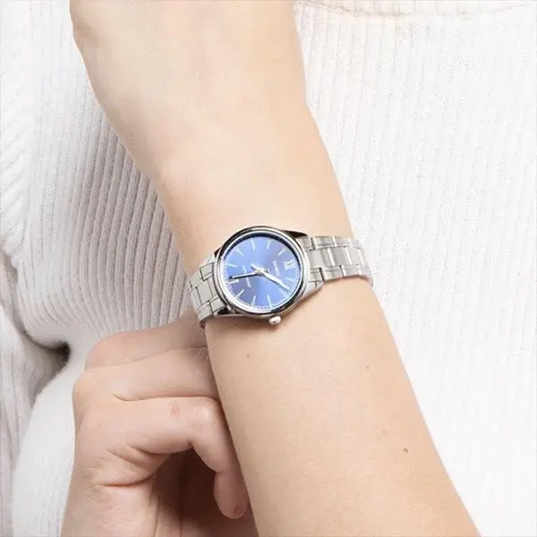 Casio Stainless Steel Analog Watch - Silverblue