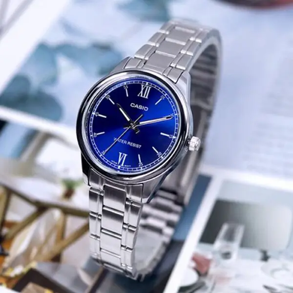 Casio Stainless Steel Analog Watch - Silverblue