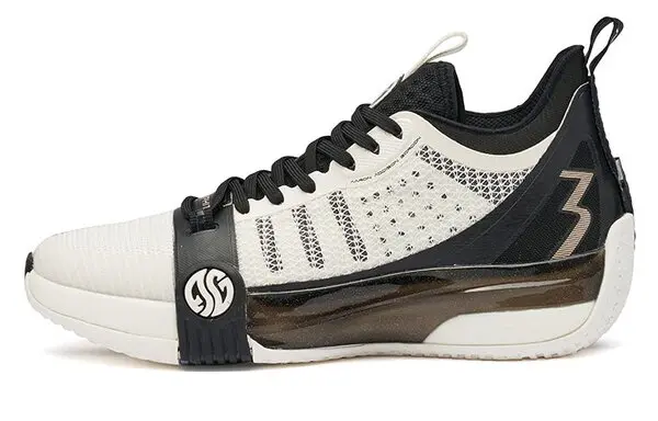 361 DEGREES Aaron Gordon X Zen 3 Mod 'yinyang' Sneakers - White/black