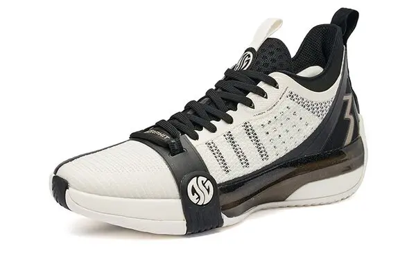 361 DEGREES Aaron Gordon X Zen 3 Mod 'yinyang' Sneakers - White/black