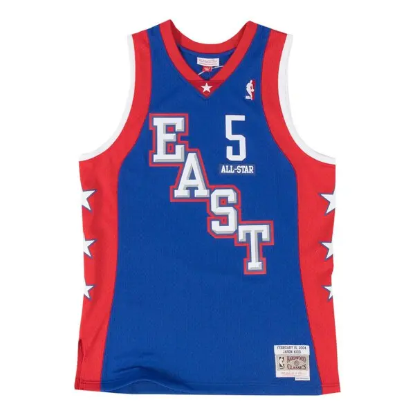 Mitchell & Ness X Nba All Star East 2004-05 Swingman Jersey 'jason Kidd 5 - Blue/red