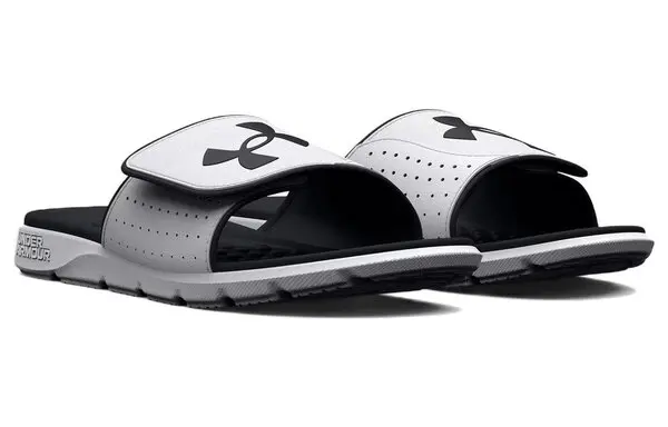 Under Armour Ignite Slides - White/black