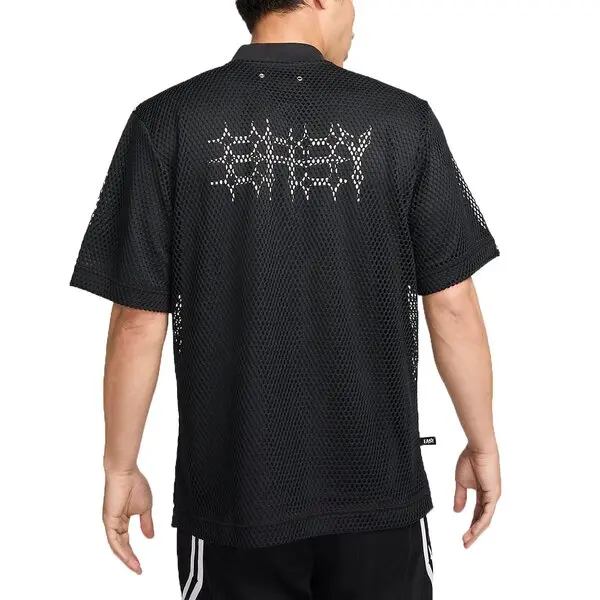 Nike Dri-fit Short-sleeve Basketball Shirt - Black/sail/sail