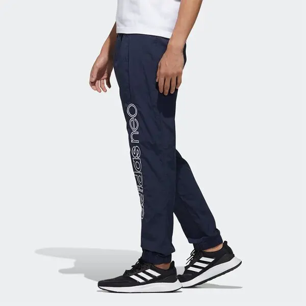 Adidas Neo M Ss Tp 2 Alphabet Logo Printing Sports Pants - Blue