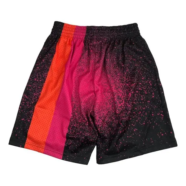 Mitchell & Ness X Nba Miami Heat Spray Paint Swingman Shorts