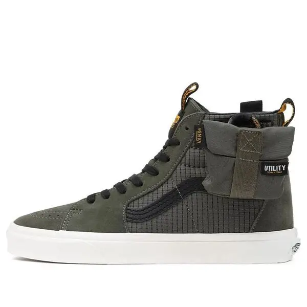 VANS Sk8-hi Cmty High Top Sneakers - Green/black