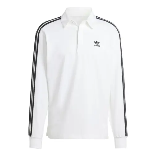 Adidas Adicolor Rugby Polo Shirt Asia Sizing - White