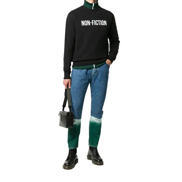 Off-White Non-fiction" Printed Pullover