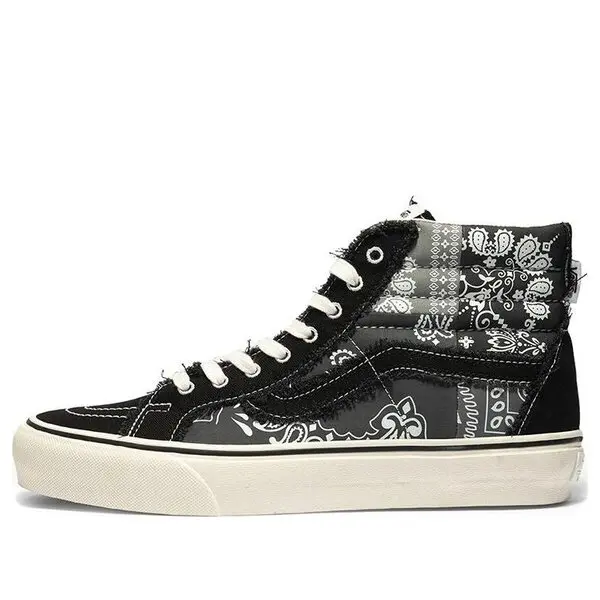 VANS Vault Og Sk8-hi Lx "gnarly Pack" High Top Sneakers - Black/white