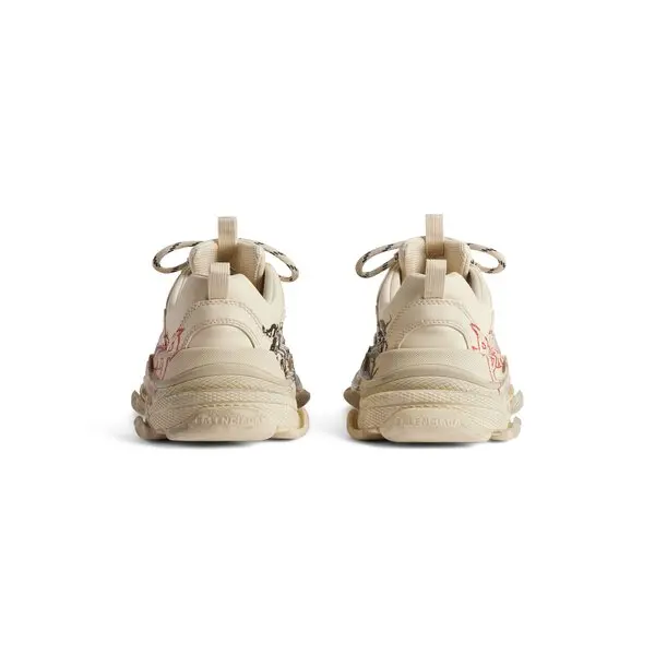 Balenciaga Triple S Diy Metal Sneakers