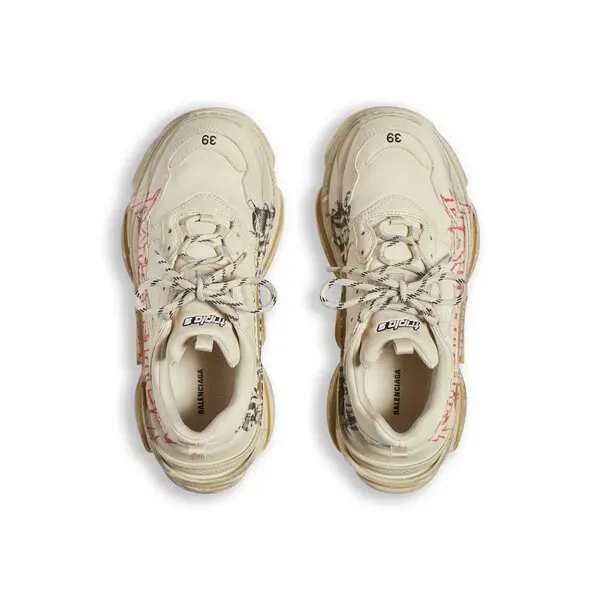 Balenciaga Triple S Diy Metal Sneakers
