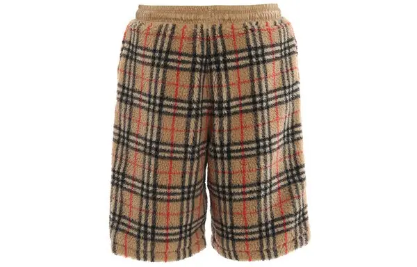 Burberry Other Plaid Patterns Printed Pants - Brown