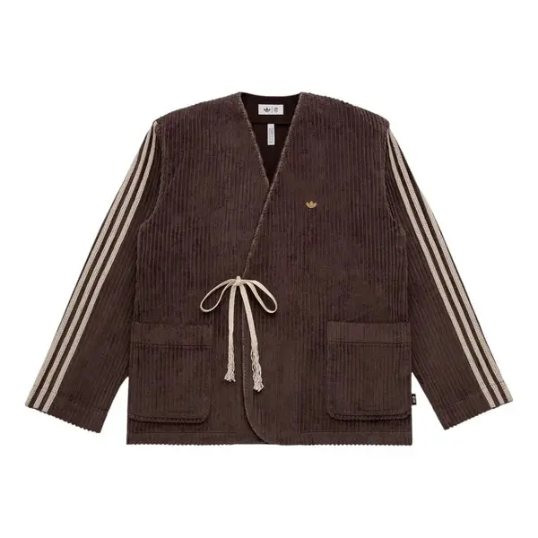 Adidas X Clot Suit Jacket - Dark Brown