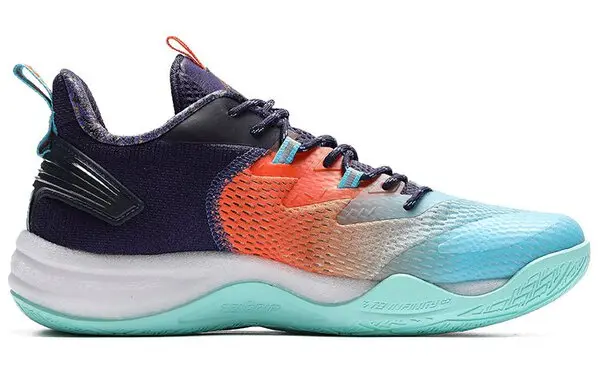 361 DEGREES X Aaron Gordon Qu!k Basketball Shoes - Blue/orange/black