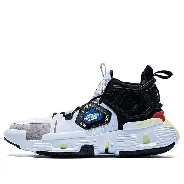 361 DEGREES Cross Fire Basketball Shoes - Black/white