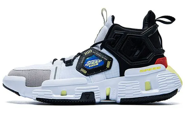 361 DEGREES Cross Fire Basketball Shoes - Black/white