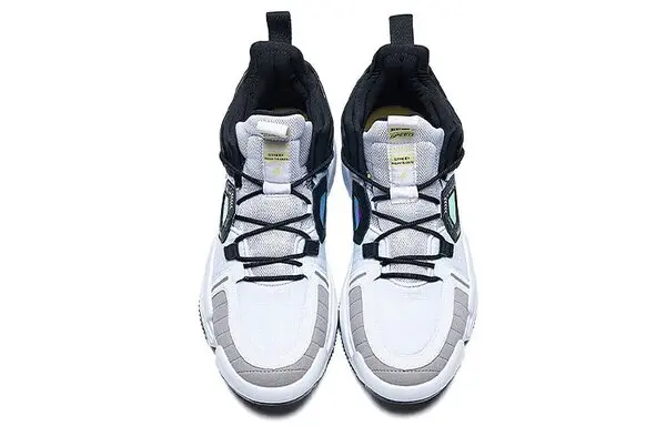 361 DEGREES Cross Fire Basketball Shoes - Black/white