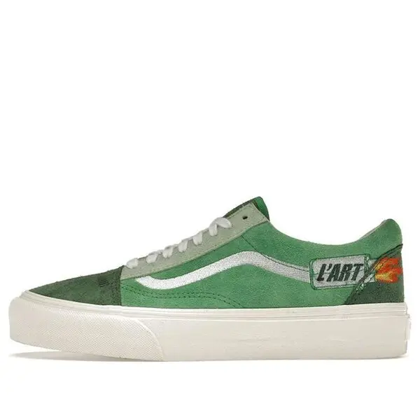 VANS Vault Old Skool X Kar L'art De L'automobile Sneakers - Green/white