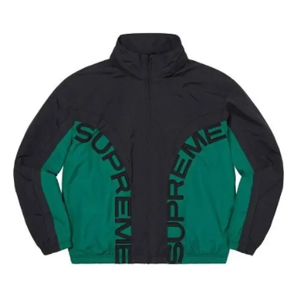 Supreme Track Jacket - Black/green