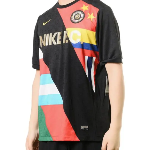 Nike Fc Graphic Short Sleeve T-shirt - Black/multi-color