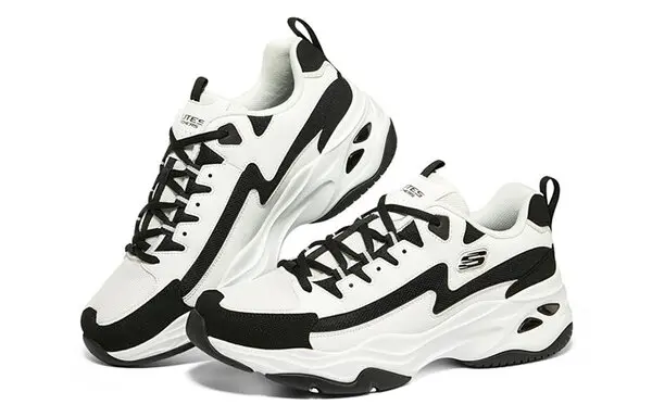 Sketchers D'lites 4.0 Athletic Sneakers - Black/white