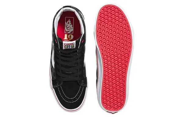 VANS Era X Our Legends High Top Sneakers - Black/white/red