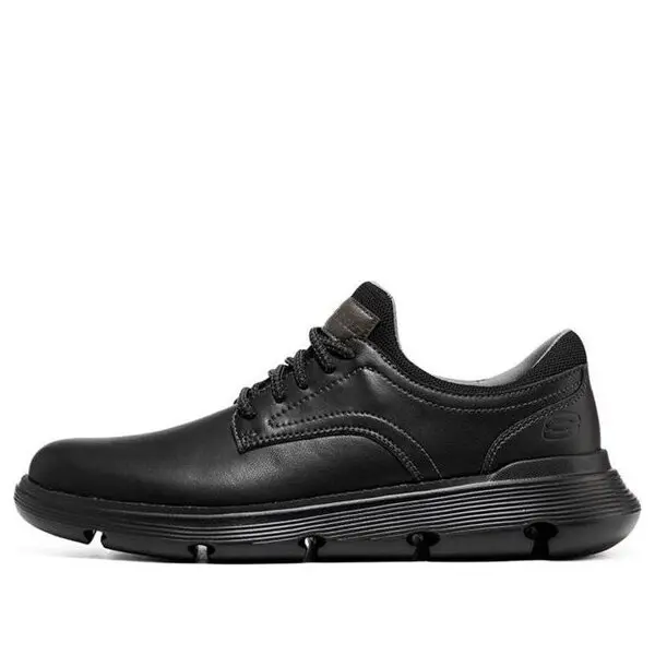 Sketchers Garza Casual Lace-up Shoes - Black
