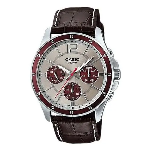Casio Analog Wrist Watch - Red/brown