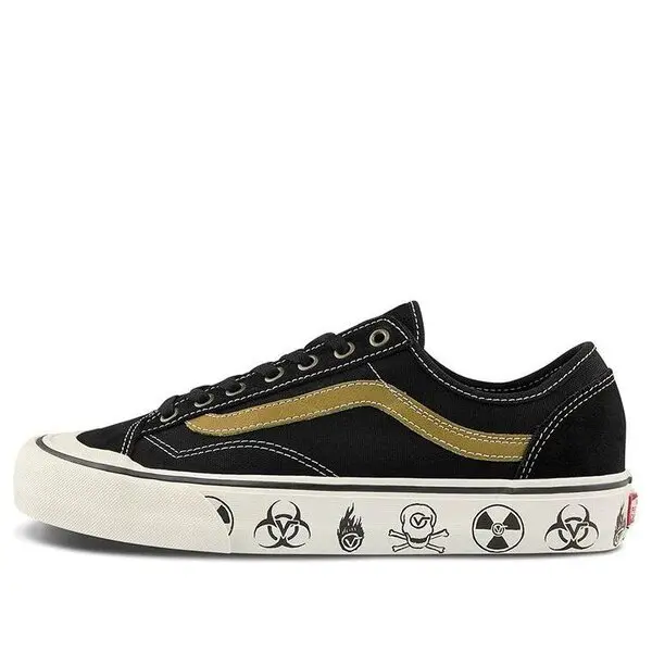 VANS Style 36 Decon Sf 'dark Aloha' Sneakers - Black/yellow