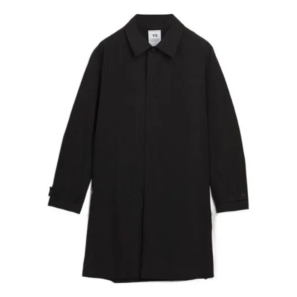 Adidas Y-3 Classic Dorico Nylon Car Coat - Black