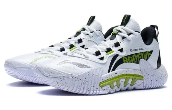 LI-NING Badfive 2.5 Low Top Sneakers - White/green/black