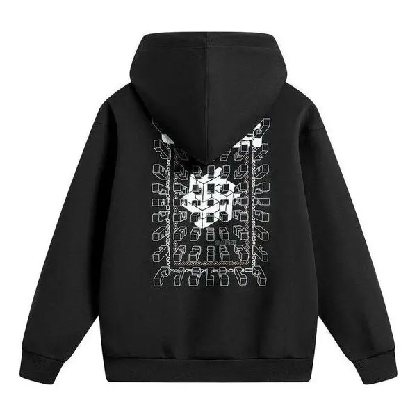 LI-NING Chinese Culture Graphic Hoodie - Black/white