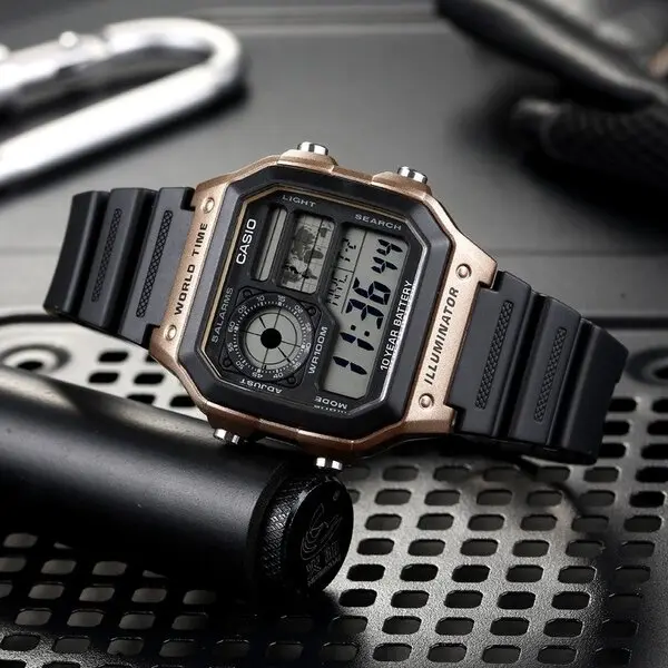 Casio Digital Sport Watch With Water Resistance