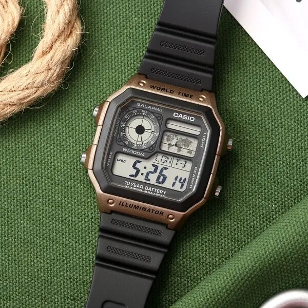 Casio Digital Sport Watch With Water Resistance