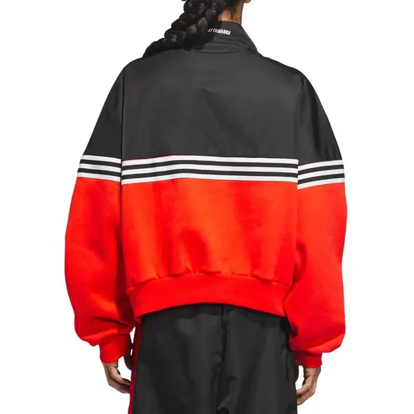 Adidas X Willy Chavarria Half Zip 'black Red
