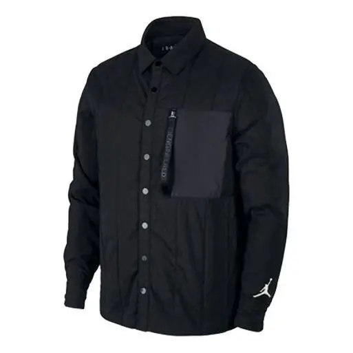 JORDAN Air 23 Engineered Space Cotton Coach Jacket - Black