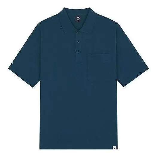 NEW BALANCE X Noritake Short Sleeve Polo Shirt - Blue