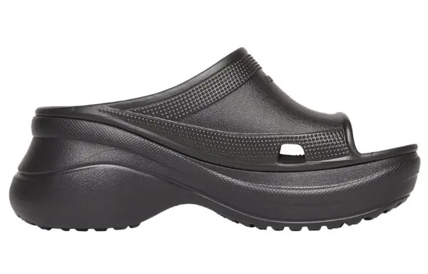 Balenciaga X Crocs Pool Slide Sandals - Black