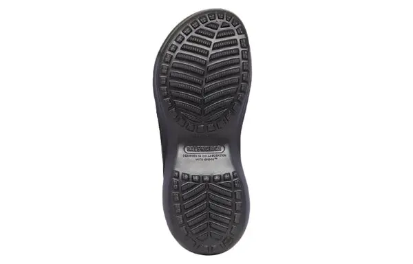 Balenciaga X Crocs Pool Slide Sandals - Black