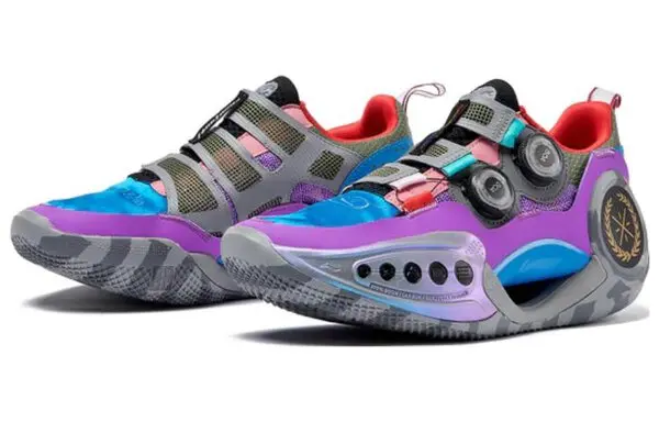 LI-NING Way Of Wade 9 "xi'an" Basketball Sneakers - Purple/blue/red