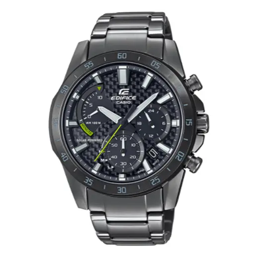 Casio Edifice Series Solar Powered Chronograph Watch - Black