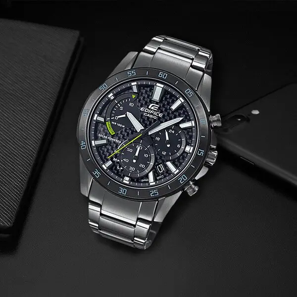 Casio Edifice Series Solar Powered Chronograph Watch