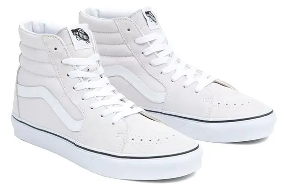 VANS Sk8-hi High Top Sneakers - Gray/white