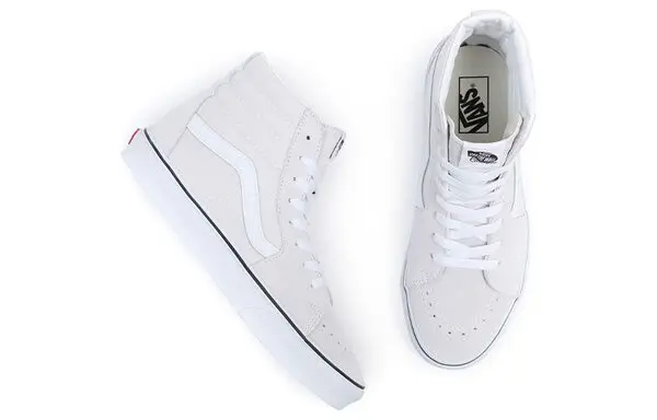 VANS Sk8-hi High Top Sneakers - Gray/white